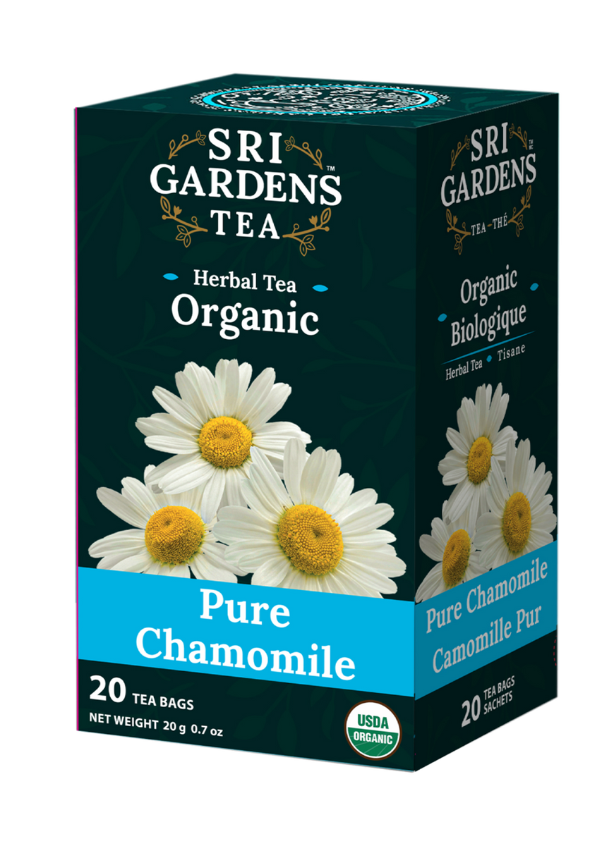 Sri Gardens Tea - Organic Pure Chamomile, Tea Bags, 20 count – KCS ...
