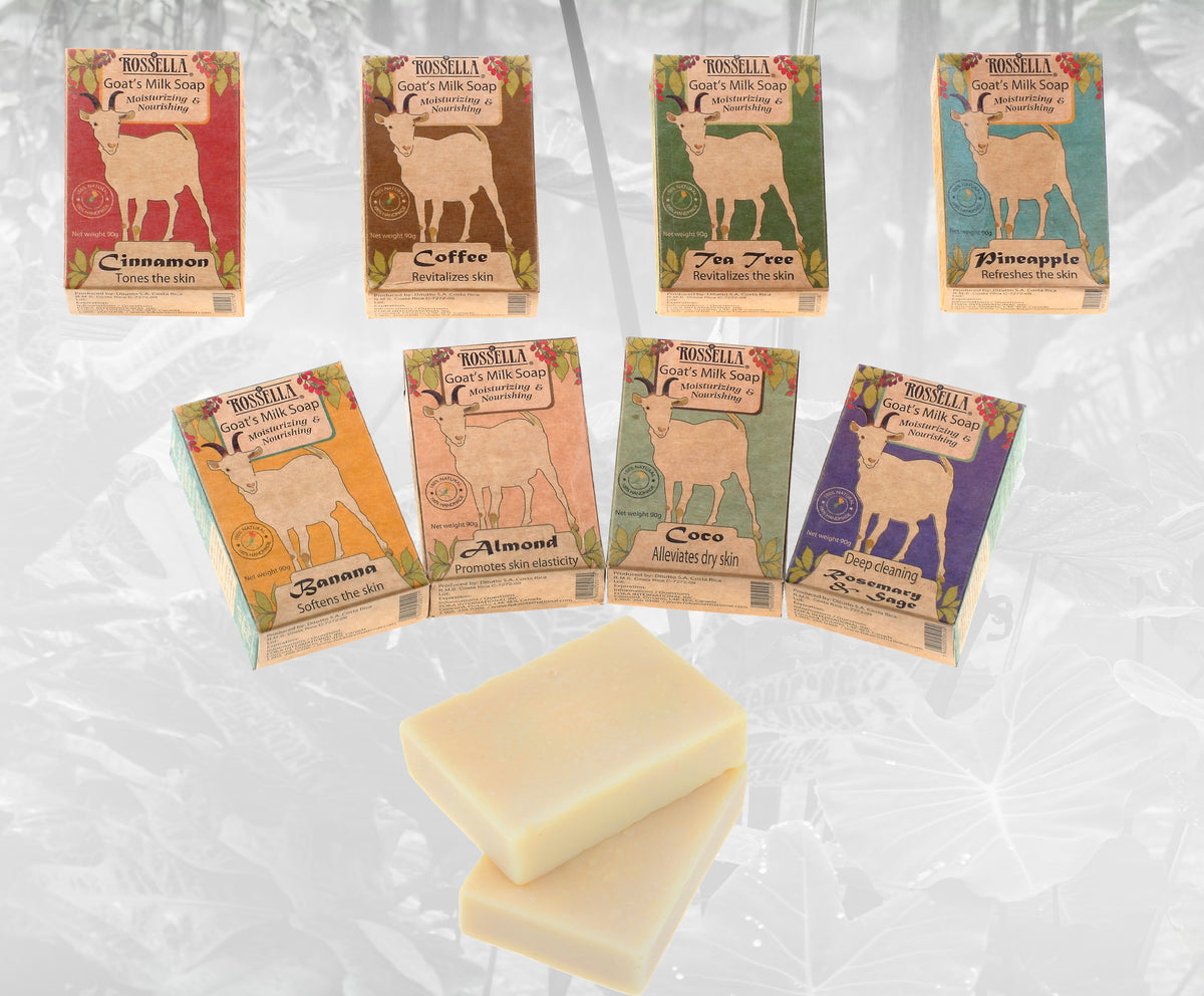 Rossella's Rosemary & Sage Goat's Milk Soap - Revitalizing & Purifying ...